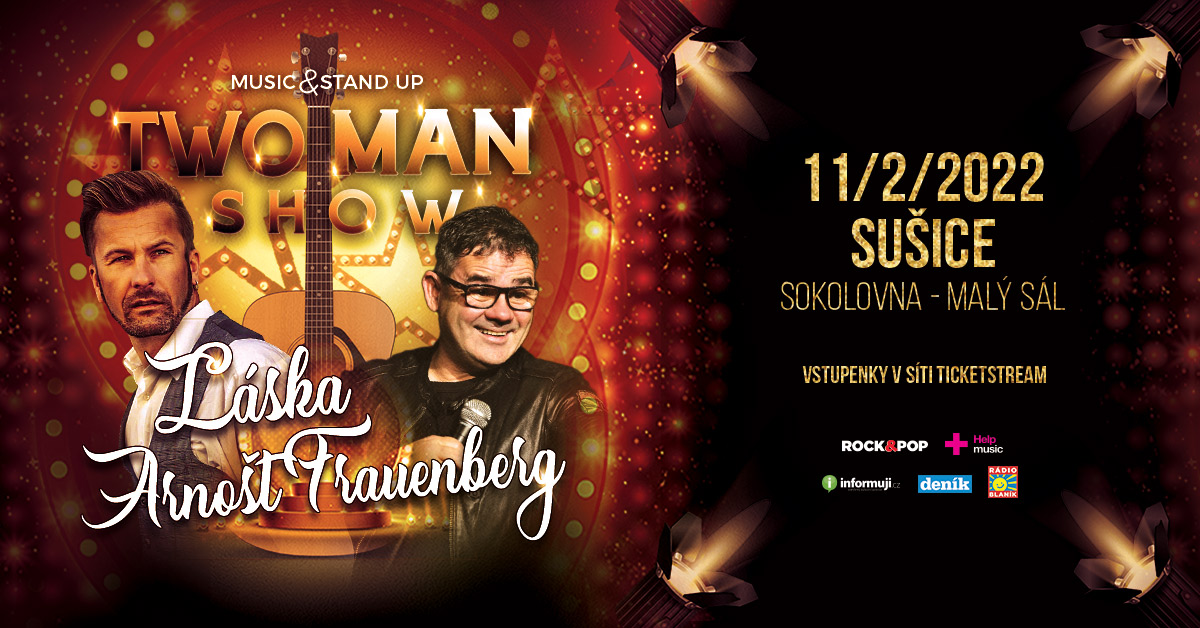 Two man show, Sokolovna Sušice, Sušice - Vstupenky | Ticketstream