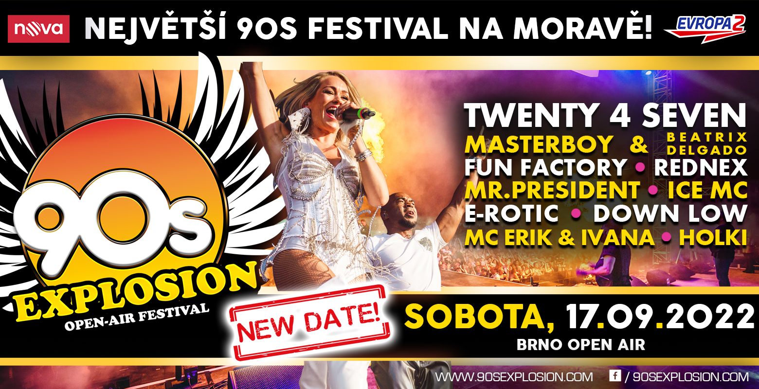 90s Explosion open-air festival Brno 2022, Stadion za Lužánkami, Brno ...
