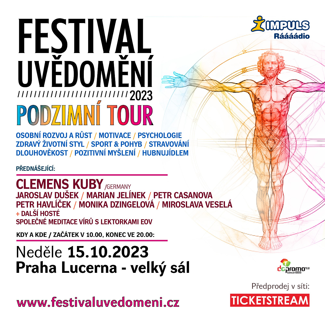 Festival uvědomění, Podzimní tour, Lucerna - Velký sál, Praha ...