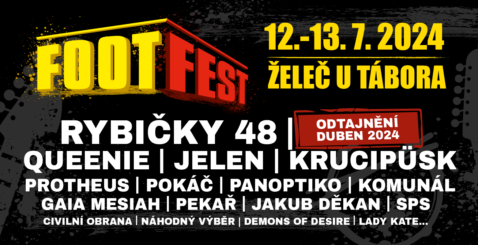 Footfest 2024, Želeč u Tábora - fotbalové hřiště, Želeč - Vstupenky ...