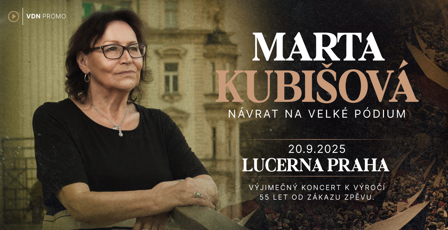 Marta Kubišová, Návrat na velké podium, Lucerna - Velký sál, Praha ...