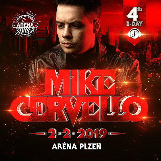 Mike Cervello, Aréna Plzeň, Plzeň - Vstupenky | Ticketstream