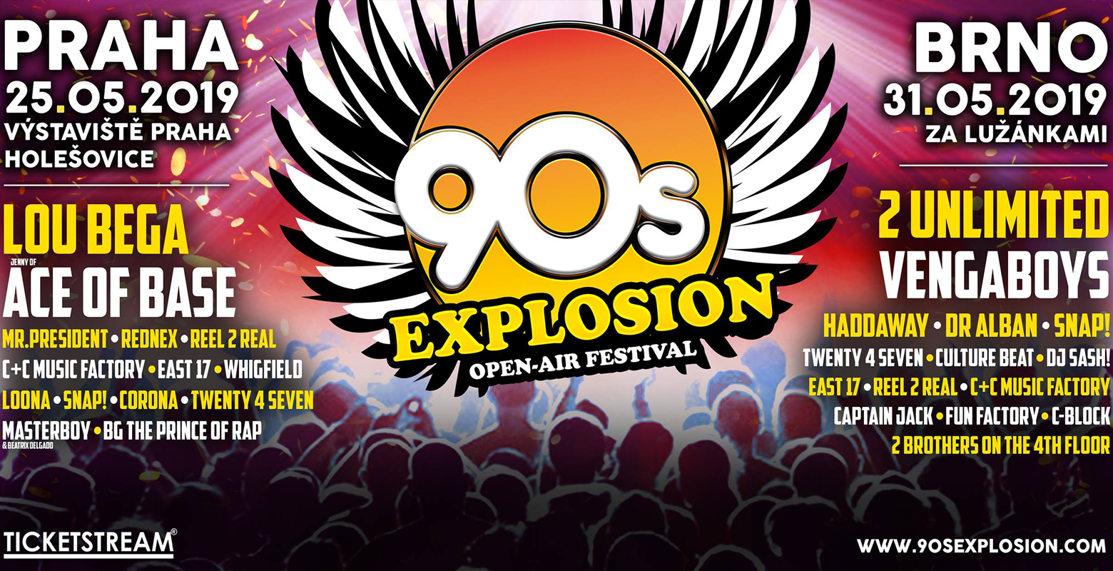 90s Explosion open-air festival - Vstupenky | Ticketstream