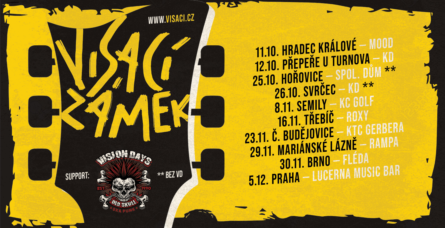 Visací zámek, Tour 2024 - Vstupenky | Ticketstream