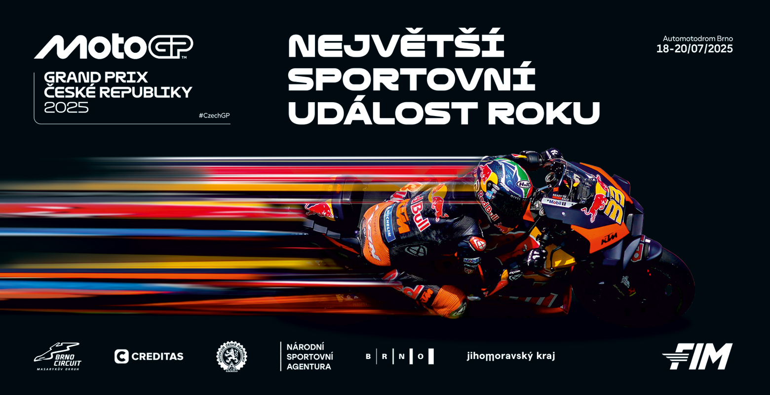 Neděle , Tissot Grand Prix České republiky 2025 - Vstupenky | Ticketstream